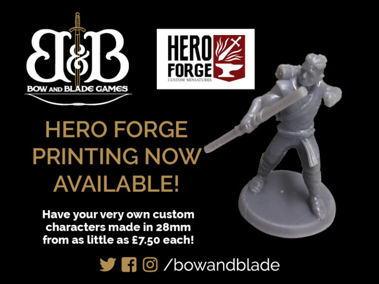 Hero Forge Printing Service (Standard) » Bow & Blade Games